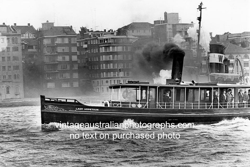 Lady Hopetoun Ferry, Sydney Harbour, NSW – Vintage Australian Photographs