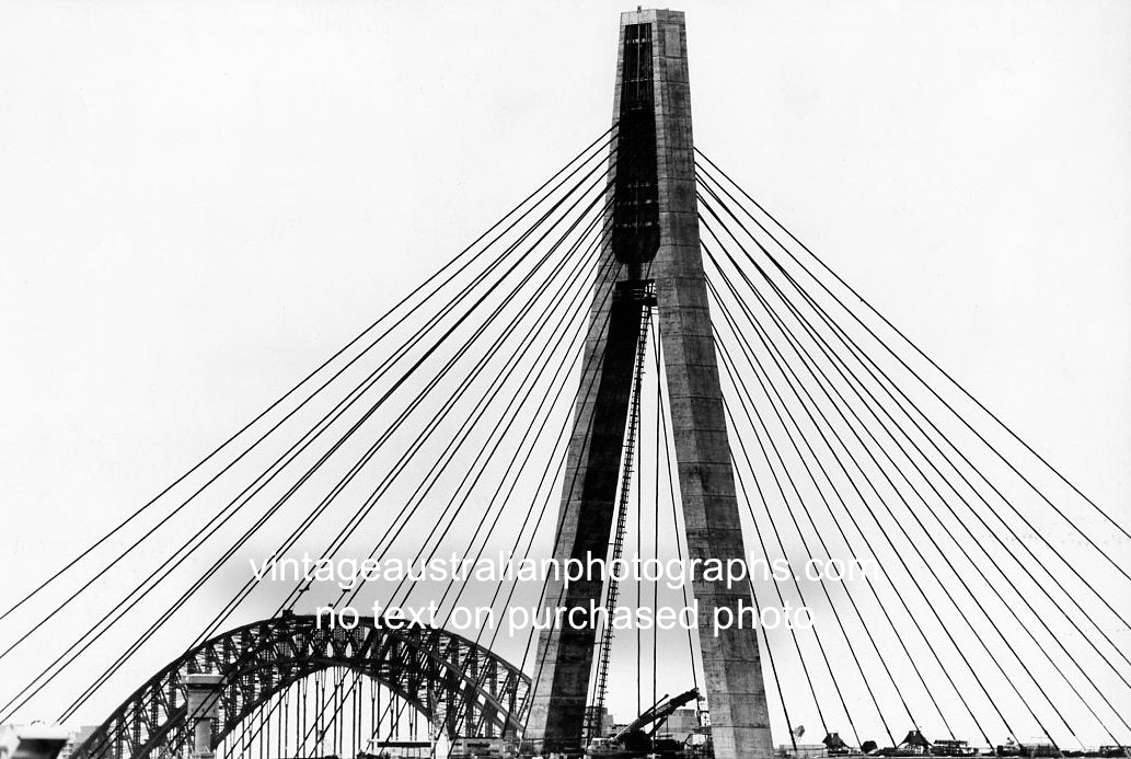 Glebe Island Bridge, Sydney, NSW – Vintage Australian Photographs